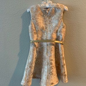 The Children's Place | Dresses | Size 5 Girls Dress Pink With Rose Gold ...